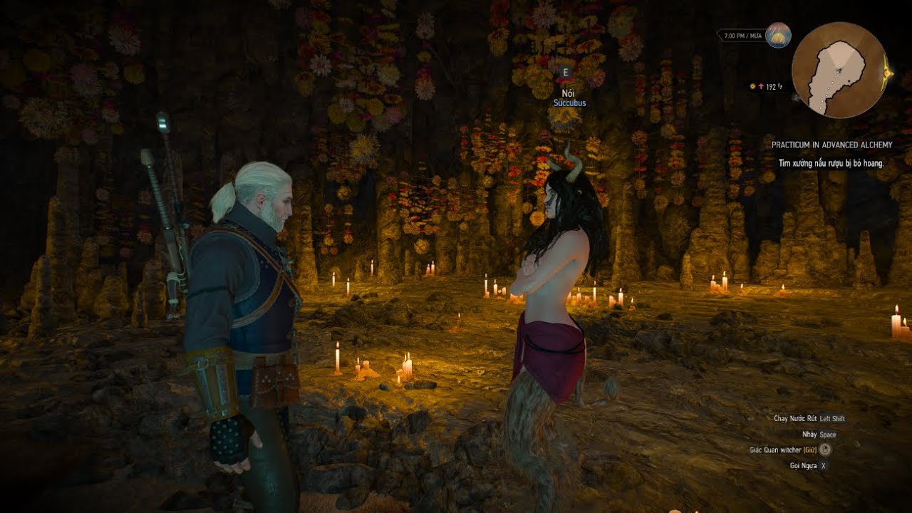 THE WITCHER 3 VIỆT HÓA #37: CẦM BỘ BÁI GWEN ĐI KHIÊU CHIẾN KHẮP MAP ...