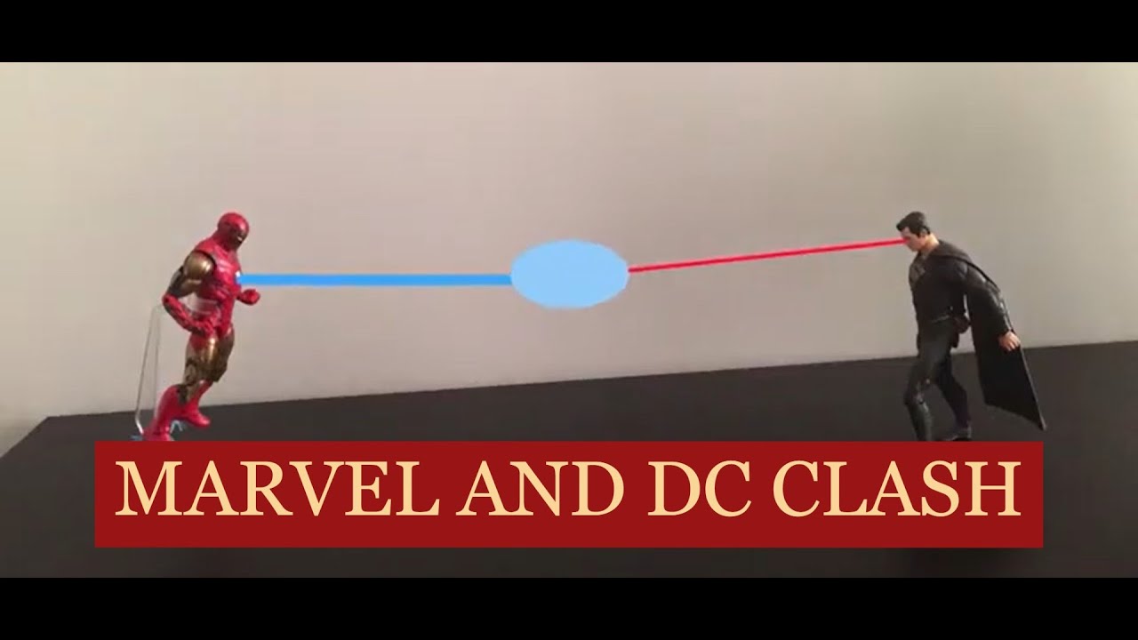 Marvel vs DC Clash. Best Stop motion Ever Trust me.. - YouTube