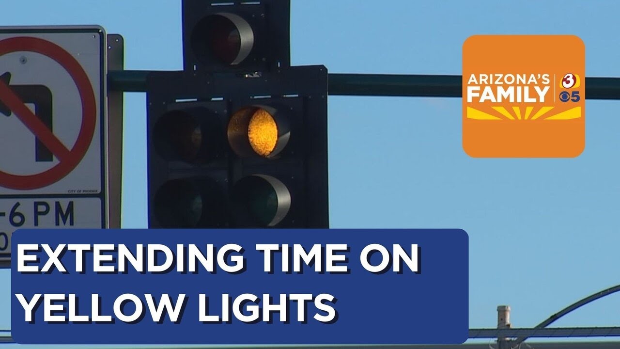 City of Phoenix hopes to prevent crashes by adding more time to yellow ...