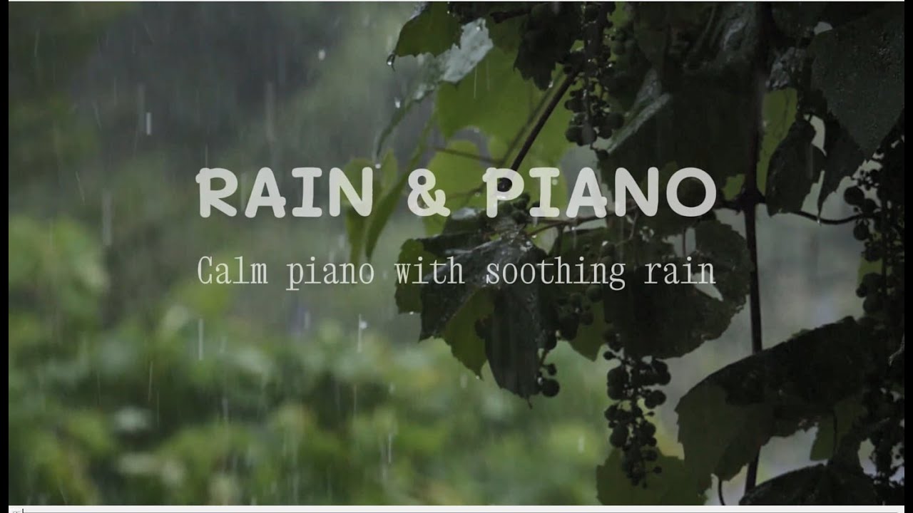 Rain & Piano | Relaxing Music for Deep Sleep, Stress Relief, and Calm ...