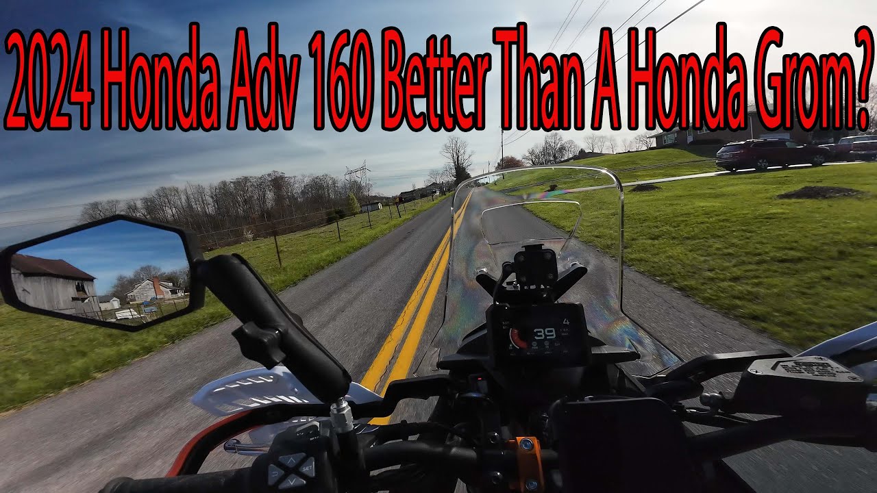 Honda adv 150 vs Honda Grom - YouTube
