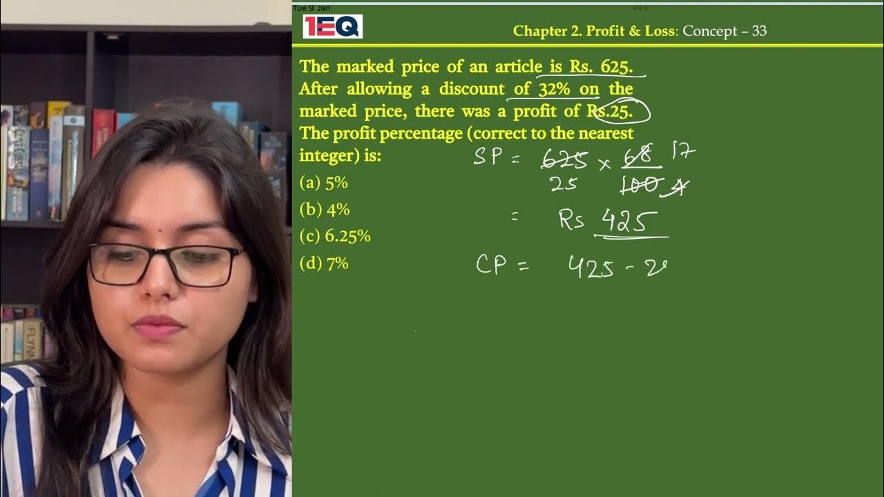 Concept 33 | Profit & Loss | 1EQ SSC Maths Complete Revision Book | SSC CGL CHSL CPO GD MTS 2024 ...