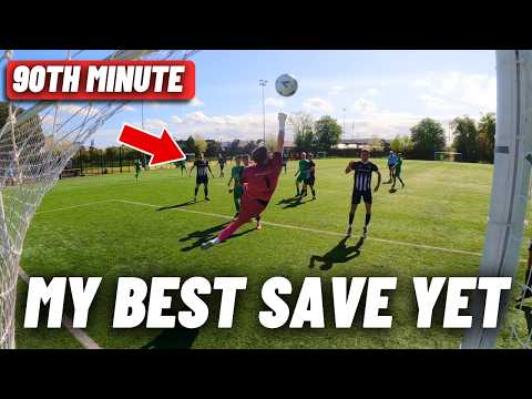 My BEST save in our BIGGEST GAME YET!! (Goalkeeper POV)