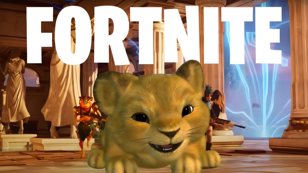 Fortnite Leoncito quiere ¡JUGAR CONTIGO! 🦁💯 - YouTube