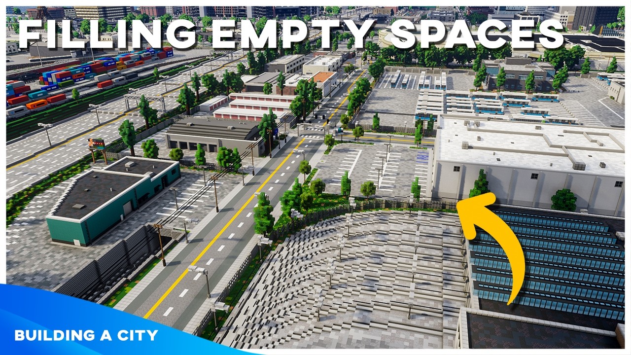 Filling up some empty spaces - Building A City #148 [Minecraft ...