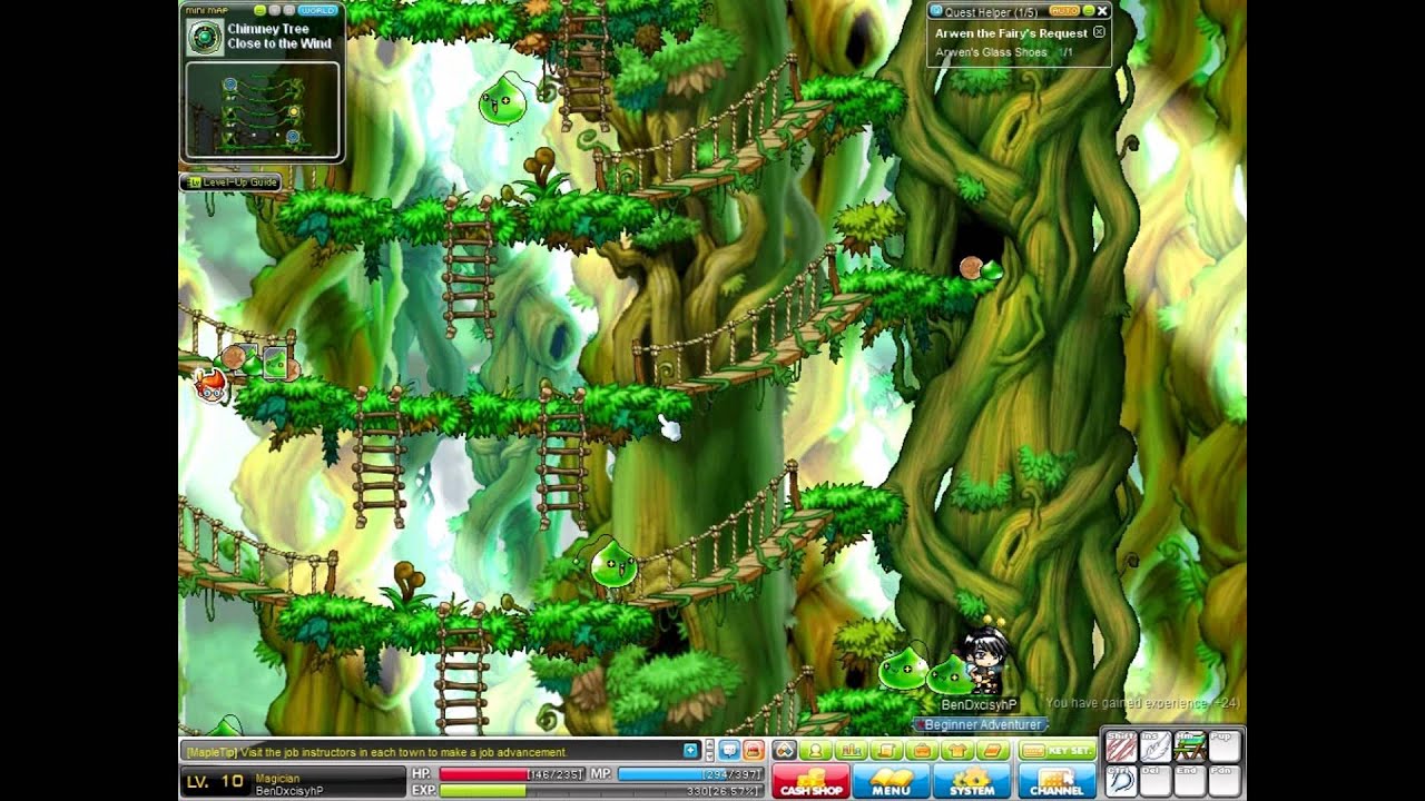 Maplestory Playthrough: Ice/Lightning Mage Episode 002 - Getting to ...