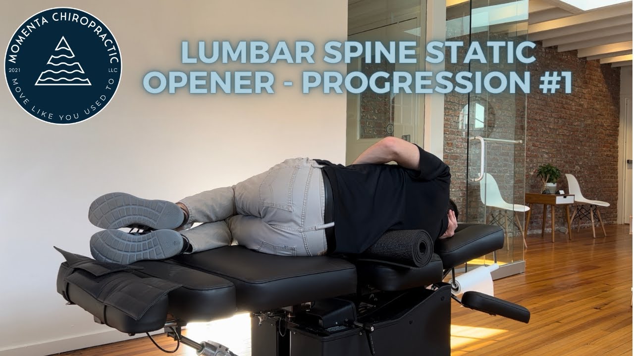 Neurodynamics Lumbar Spine Static Openers - Progression #1 - YouTube