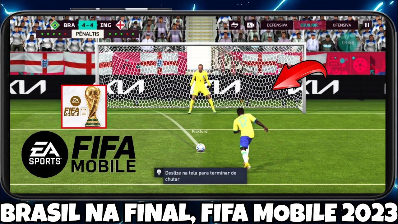 FINALMENTE! FIFA MOBILE 2023 MODO CARREIRA, COPA DO MUNDO BRASIL NA ...