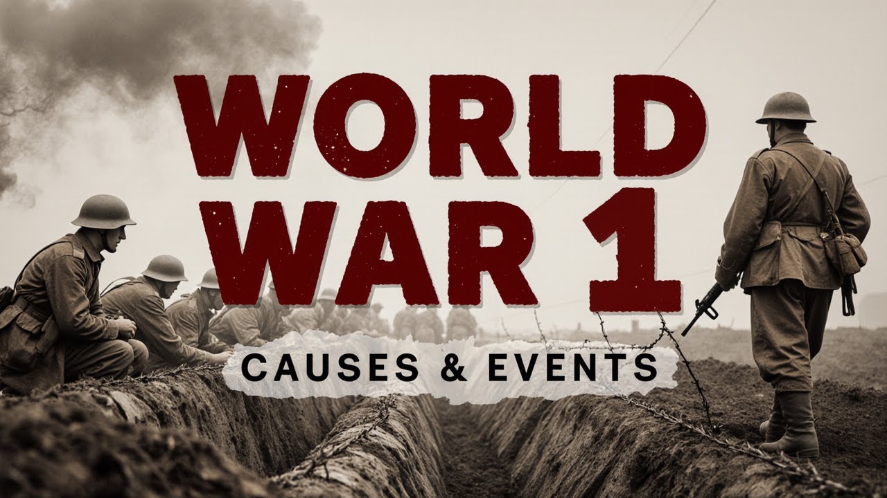 World War 1 Explained | How Did World War 1?|Causes, Events, Countries ...