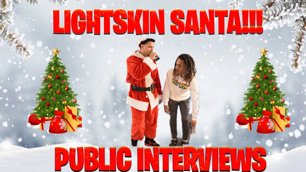 LIGHTSKIN SANTA VISITS THE MALL!!!! *PUBLIC INTERVIEWS GONE WRONG* 😱 ...