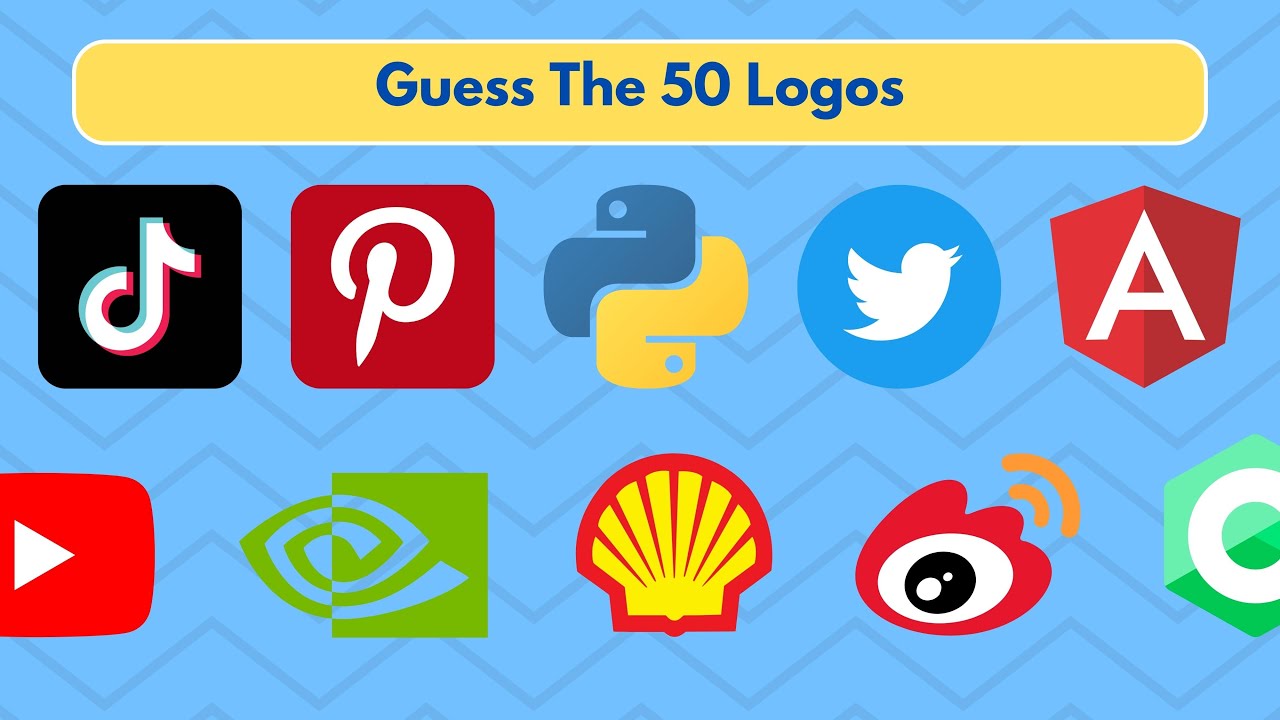 Guess The 50 Logos || Brain Games || Guess The Logo Game || Creatively ...