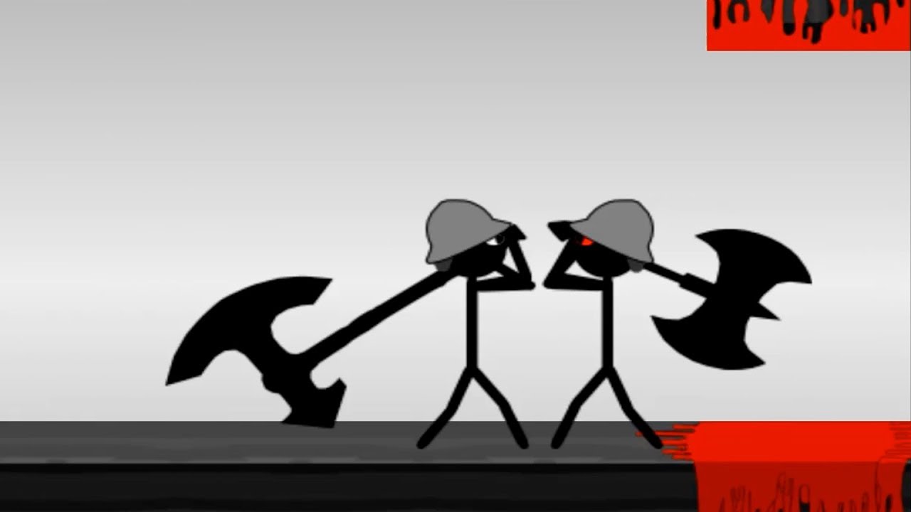 stickman and axe - YouTube
