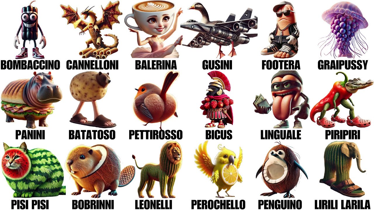 18 Italian Brainrot Animals That Shouldn’t Exist (But Do) 😭🍝 - YouTube