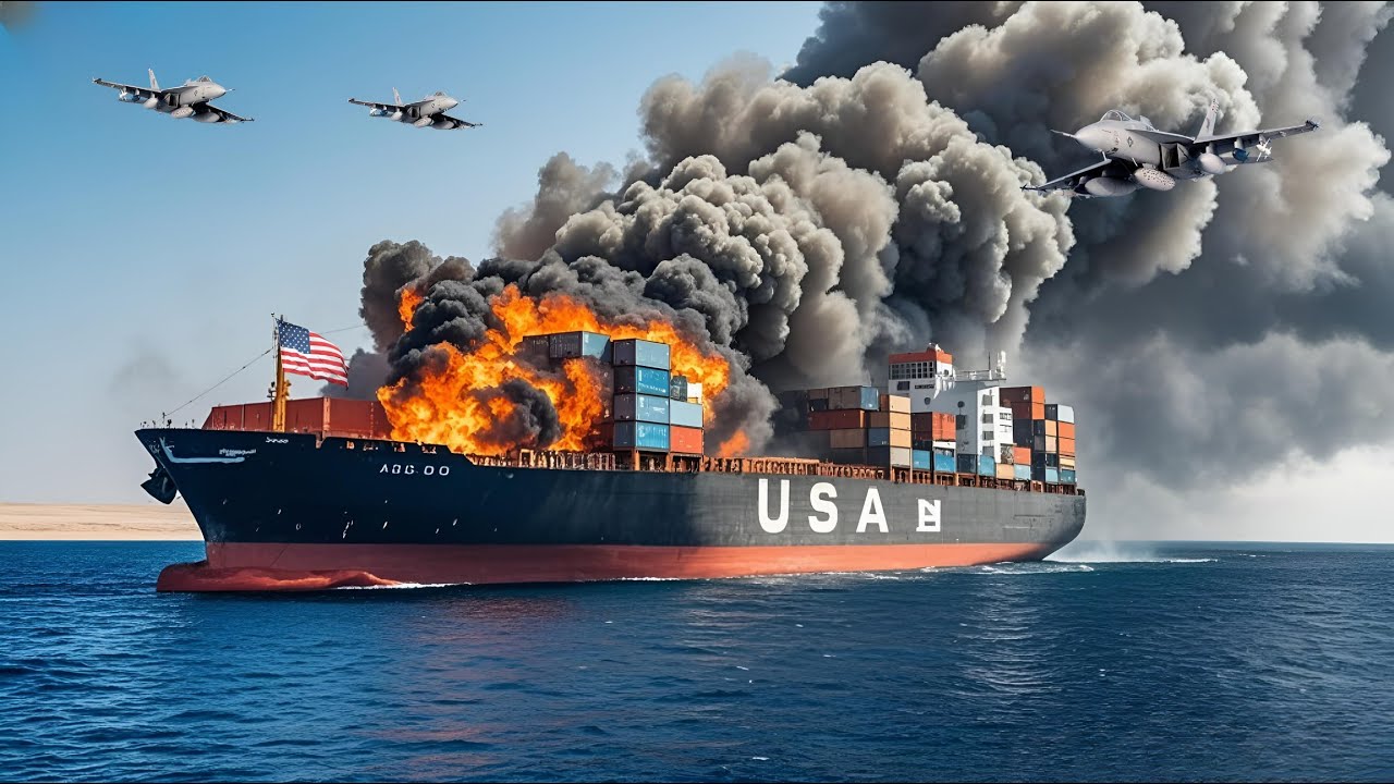 Today, 2 US cargo ships carrying 3,000 tons of ammunition were ...