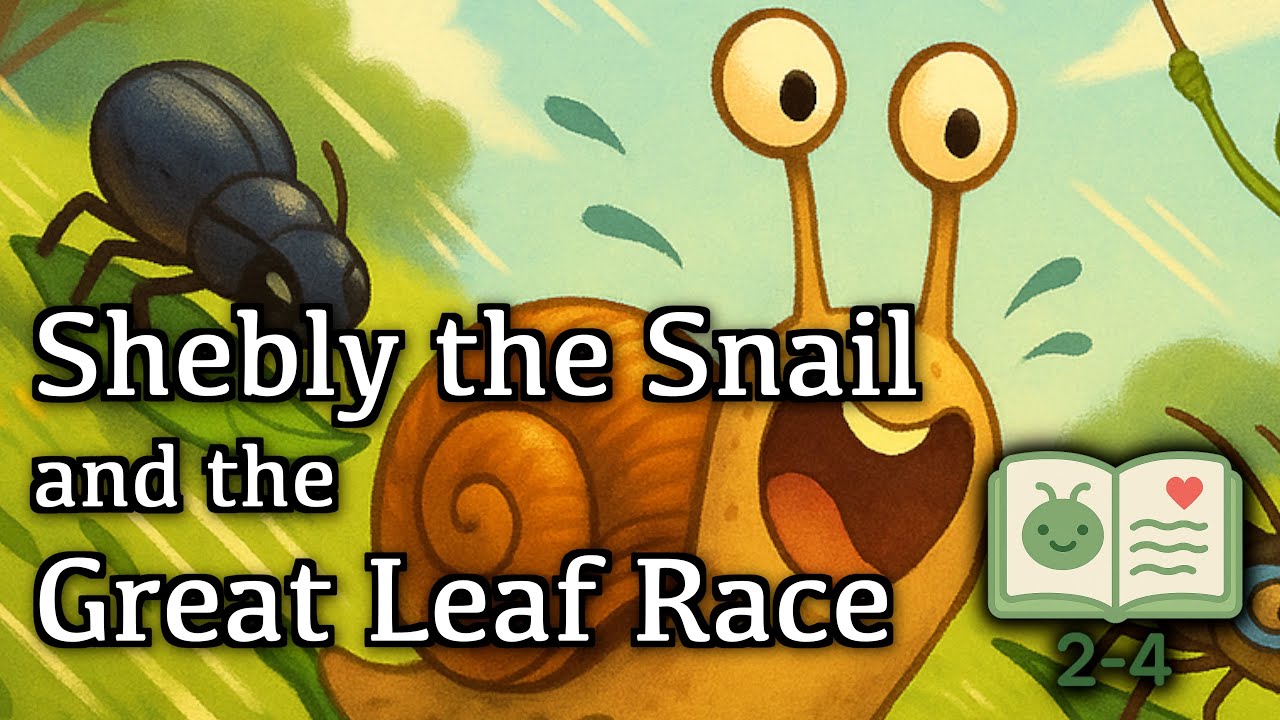 Shelby the Snail & the Great Leaf Race | Gentle Toddler Story About Fun ...