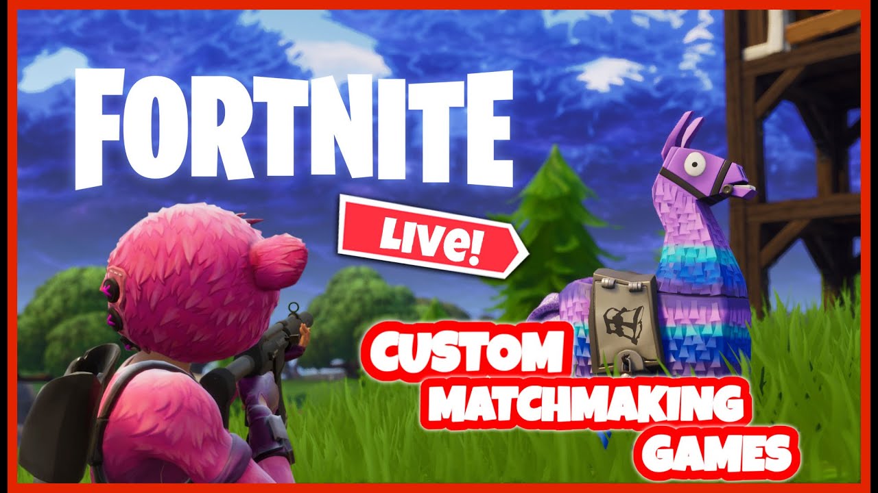 FORTNITE EU CUSTOM MATCHMAKING LIVE STREAM WITH VIEWERS | PS5, PS4 ...