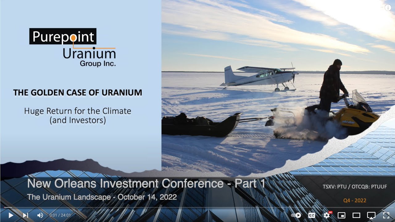 The Uranium Landscape: Purepoint at New Orleans Investment Conference ...