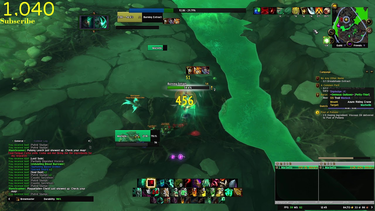 WoW 9.0.2 Shadowlands Quest Pool of Potions - YouTube