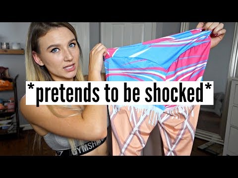 Cheap Leggings from Amazon Try on Haul | Activewear Fail | Yikes