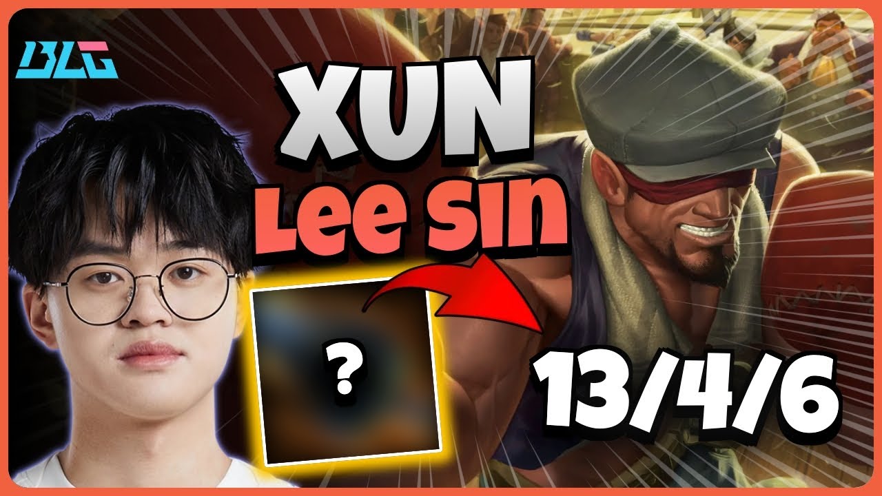 BLG XUN Lee Sin vs Jax | 14.8 - YouTube