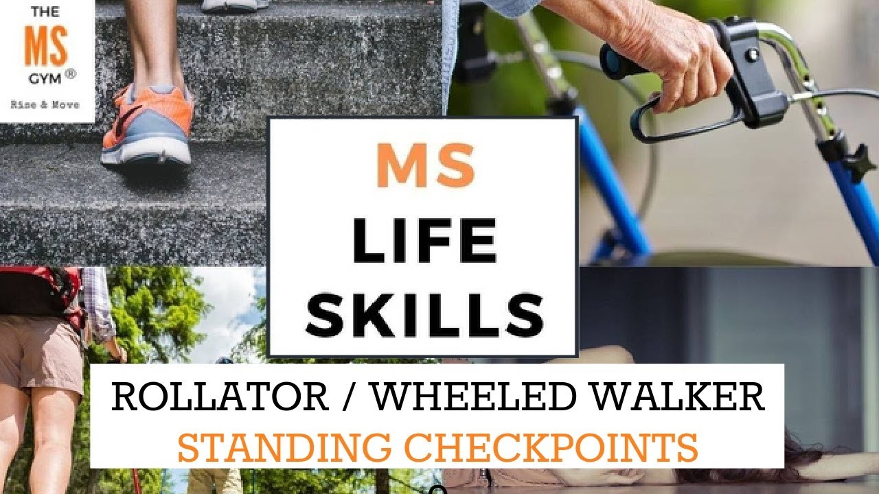 Rollator / Wheeled Walker Tips for Proper Standing Posture - YouTube