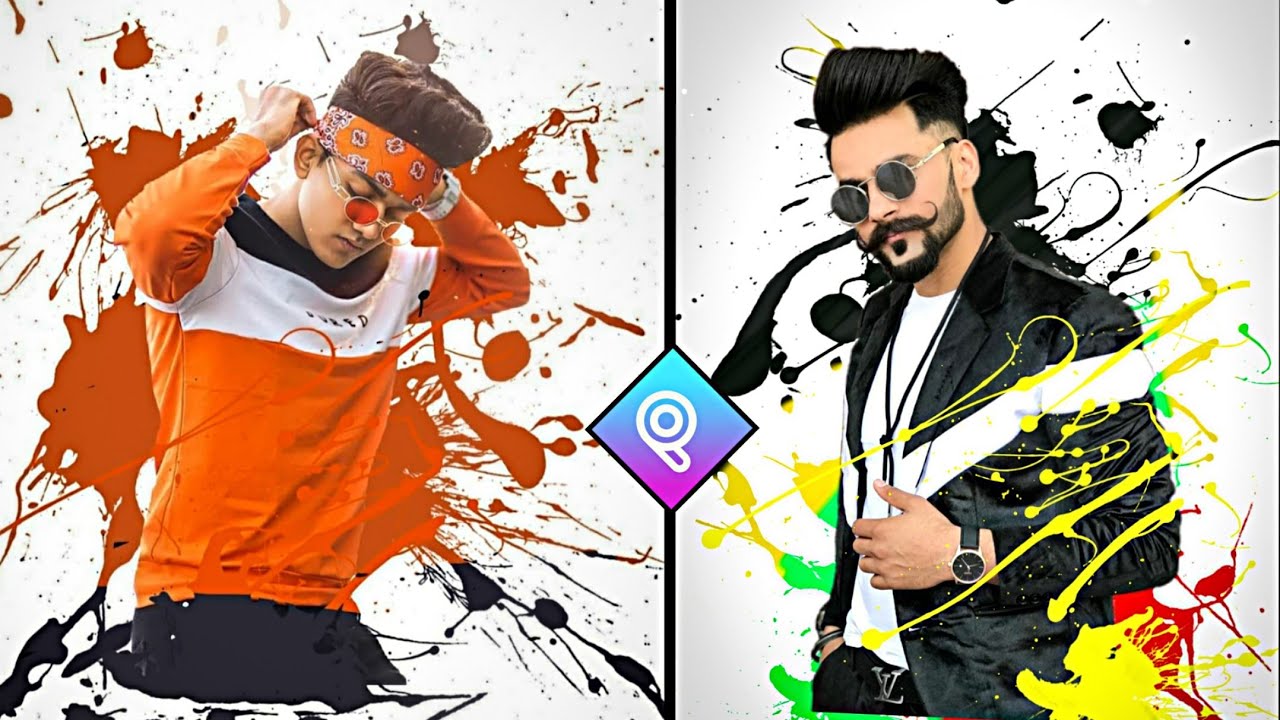 PicsArt Ink Splash Effect | PicsArt Editing Tutorial | PicsArt Photo ...