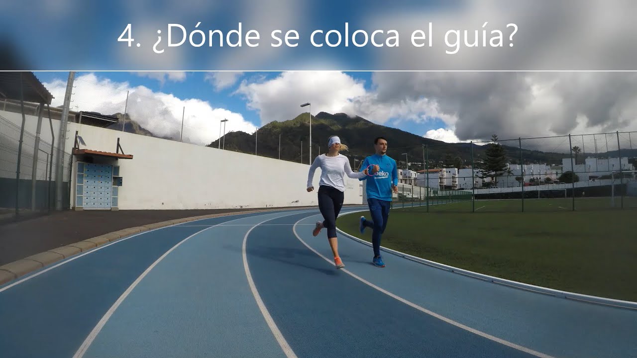 Atletismo adaptado para personas con discapacidad visual - YouTube