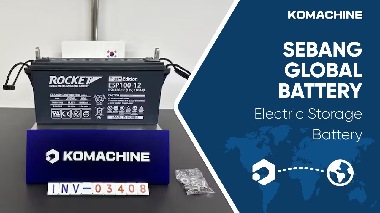 SEBANG GLOBAL BATTERY / Electric Storage Battery (ESP100-12) / INV ...