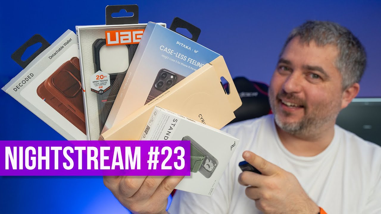 Nejlepší pouzdra pro iPhone a Samsung ! Pitaka, Peak Design, UAG, Nomad! [NIGHTSTREAM #23] - YouTube