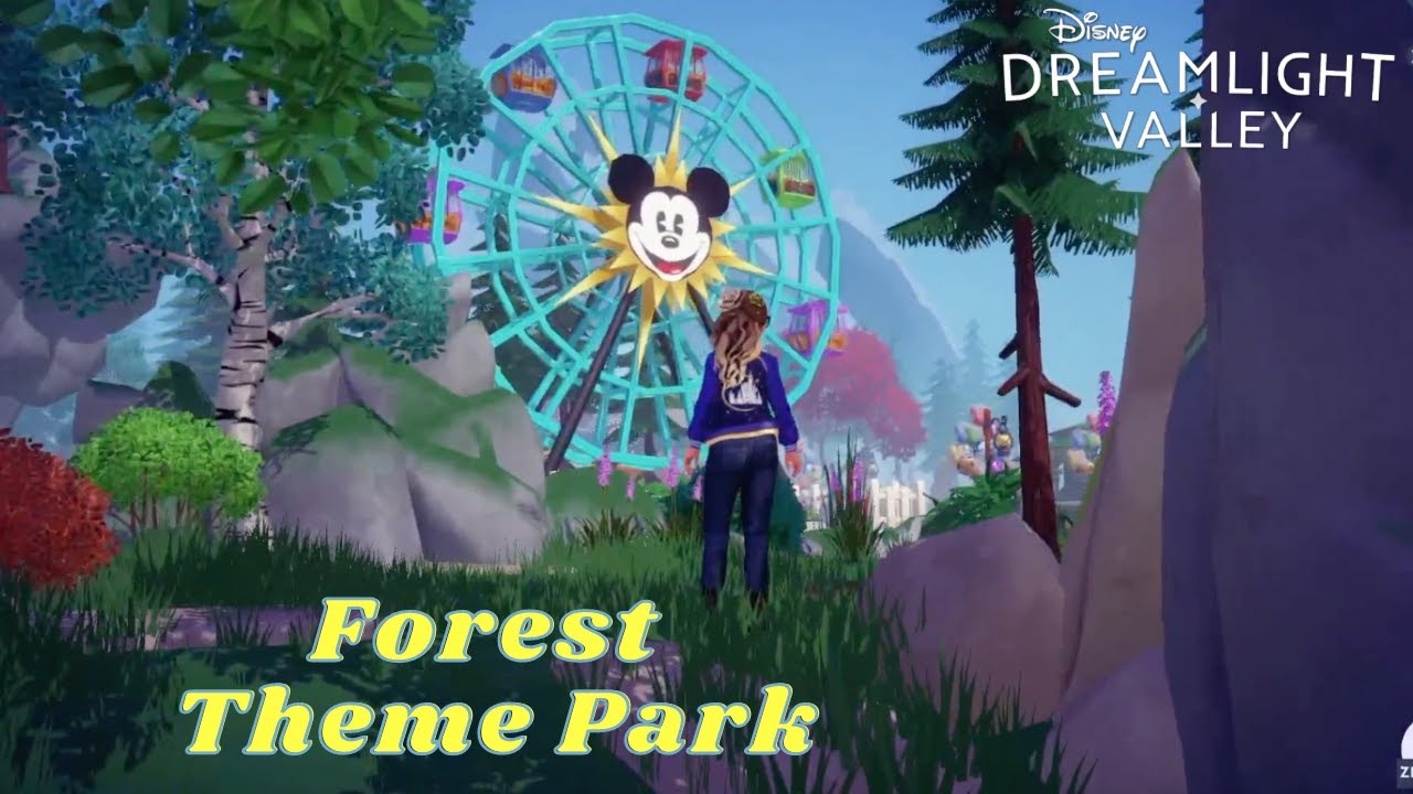 Forest Theme Park - Disney Dreamlight Valley - YouTube