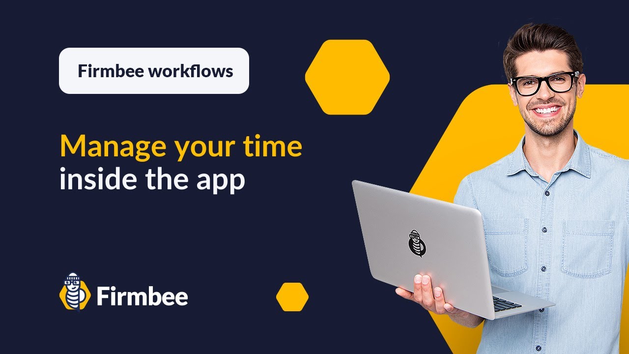 Manage your time inside the app | Firmbee workflows - YouTube
