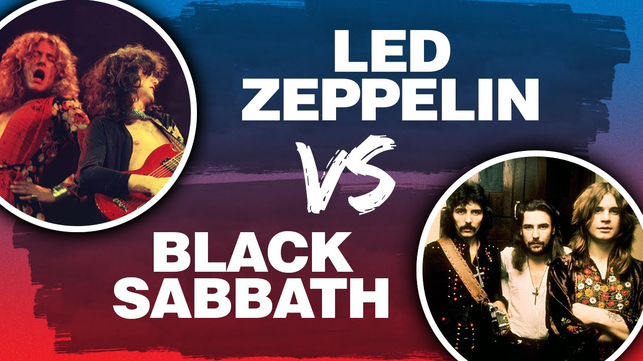 Jimmy Page Led Zeppelin Vs Tony Iommi Black Sabbath