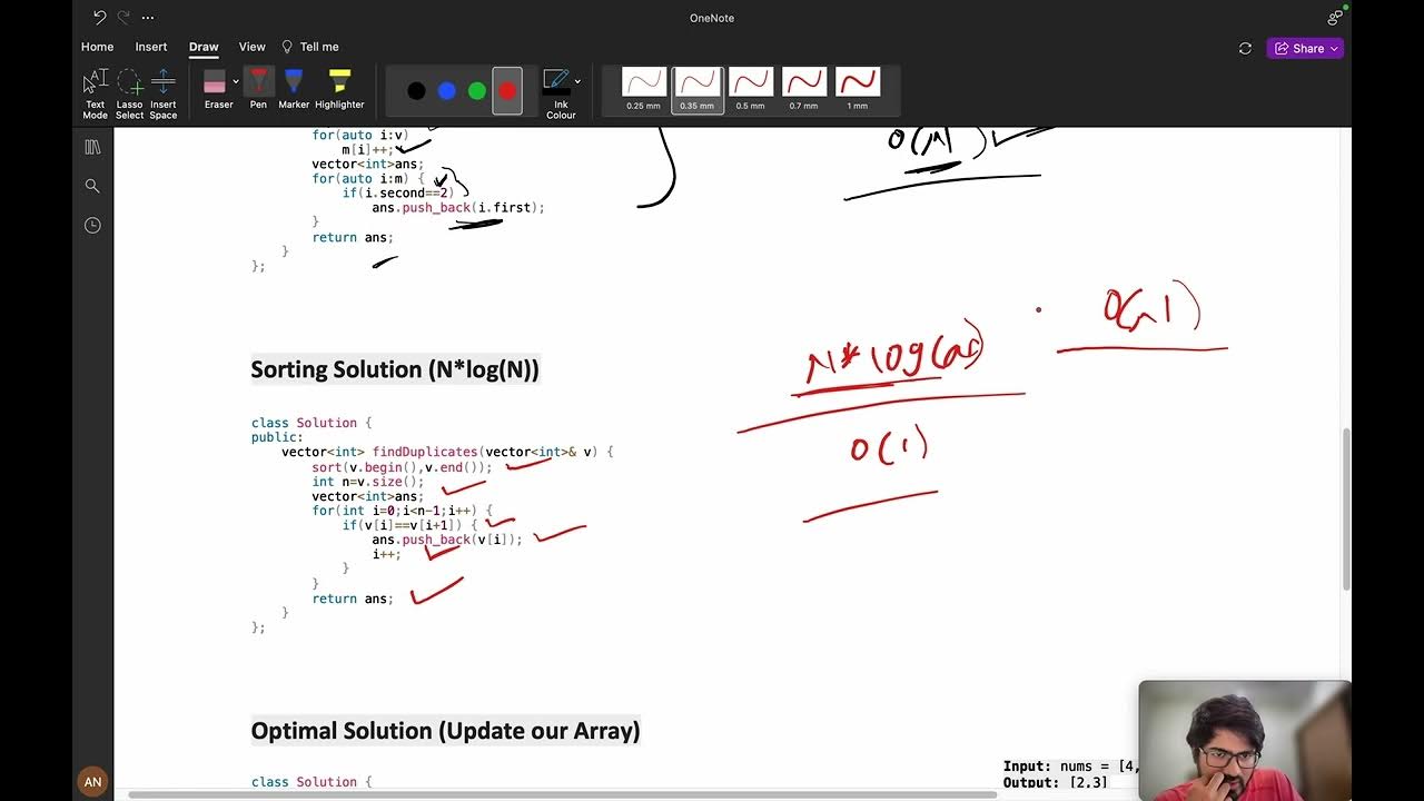 442 Find All Duplicates in an Array || Brute - Map - Sorting - Optimal ...