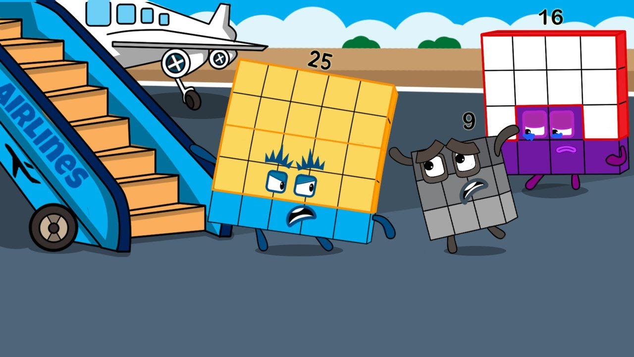 Don't leave square club, Numberblocks 25! | Numberblocks fanmade ...