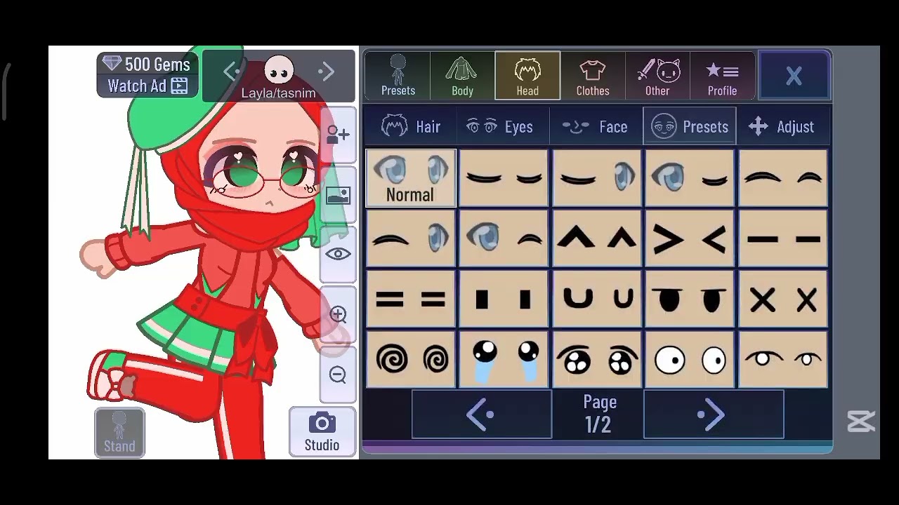 how to make a cute glowing eyes in gacha club only #original #tutorials ...