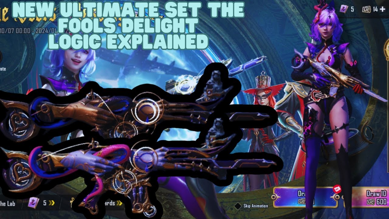 NEW THE FOOLS DELIGHT ULTIMATE SET AND UPGRADABLE SCAR-L | PUBG MOBILE ...