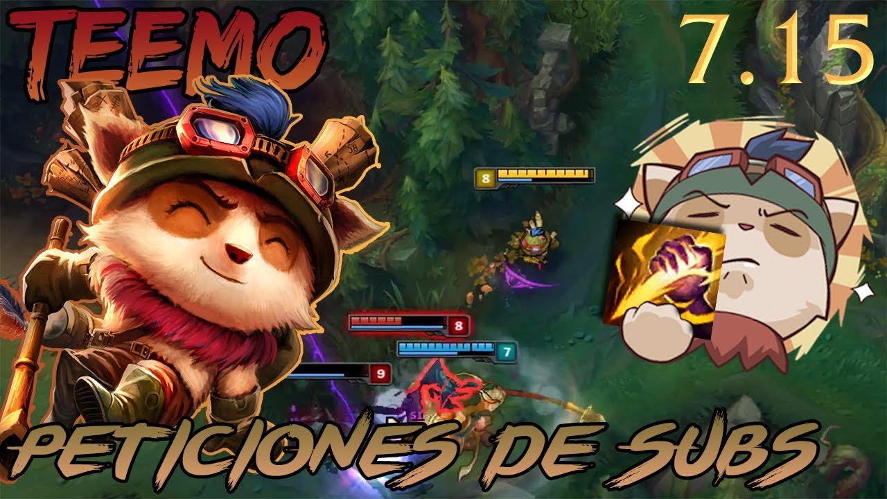 TEEMO JUNGLA SEASON 7| EL TEJON DA MAS ASCO QUE NUNCA!!| Bilbo Bolson ...