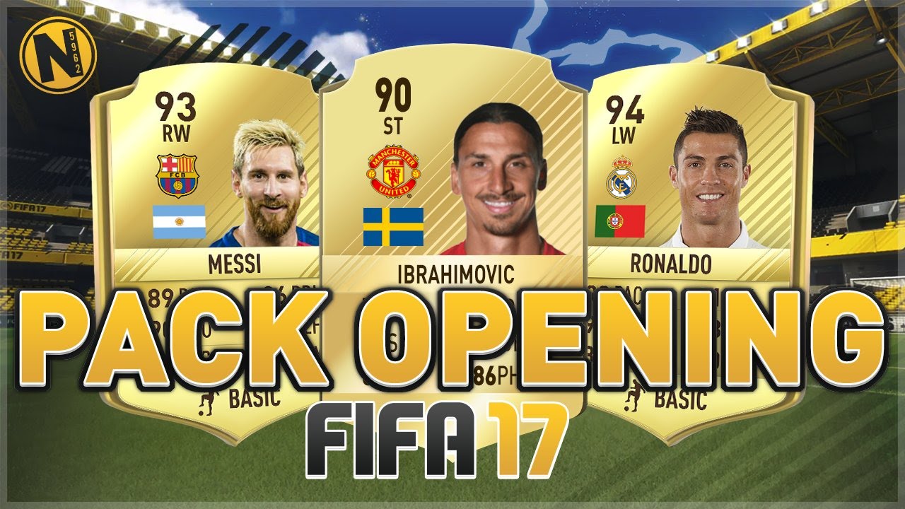 Mon premier Pack Opening FIFA 17 : Un joueur à 87 de général ! - YouTube