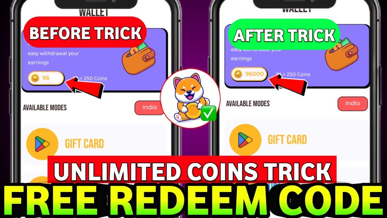 Reward Fox App Unlimited Coins Trick | Redeem Code App Today | Free ...