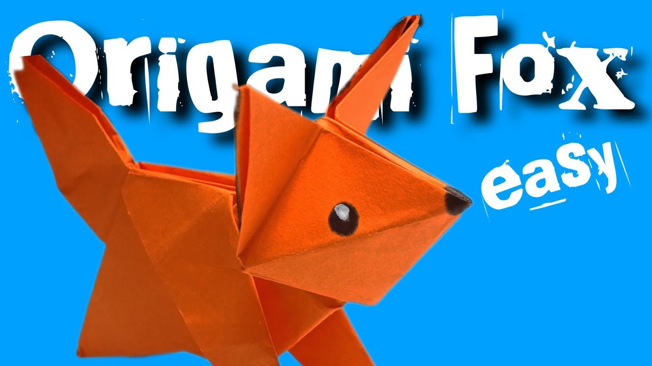 Origami Paper Fox | how to make a paper fox - YouTube