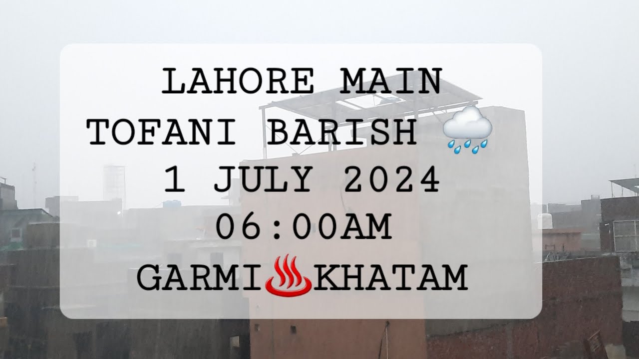 havi rain lahore pakistan-siddique fish corner-#viral #rain #nature # ...
