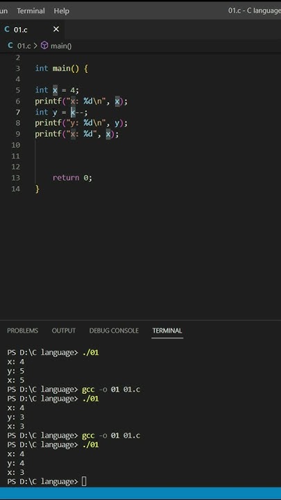 increment and decrement - YouTube