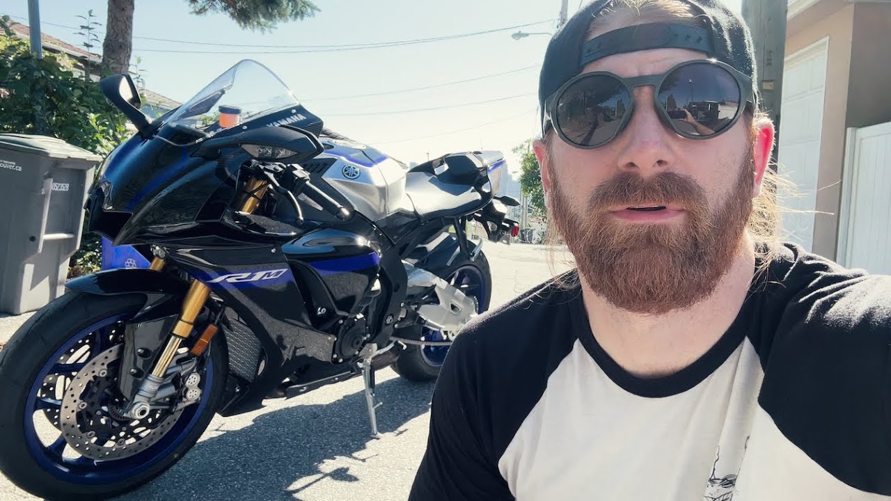 Rookie Can't Ride 2023 Yamaha R1M - Getting The R1M Wrapped - YouTube