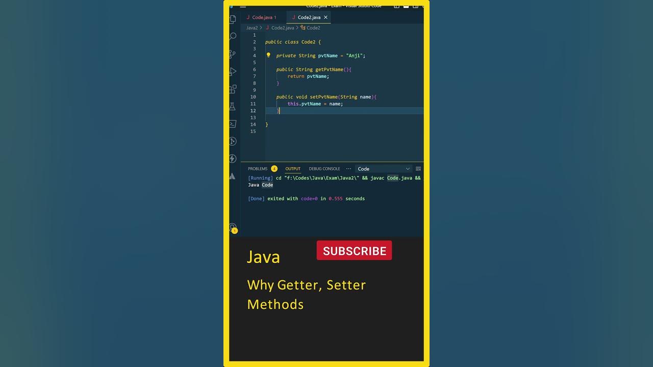 Java Tutorial For Beginners Java Oops Getter Setter Methods Telugu Java Tutorial Oops In