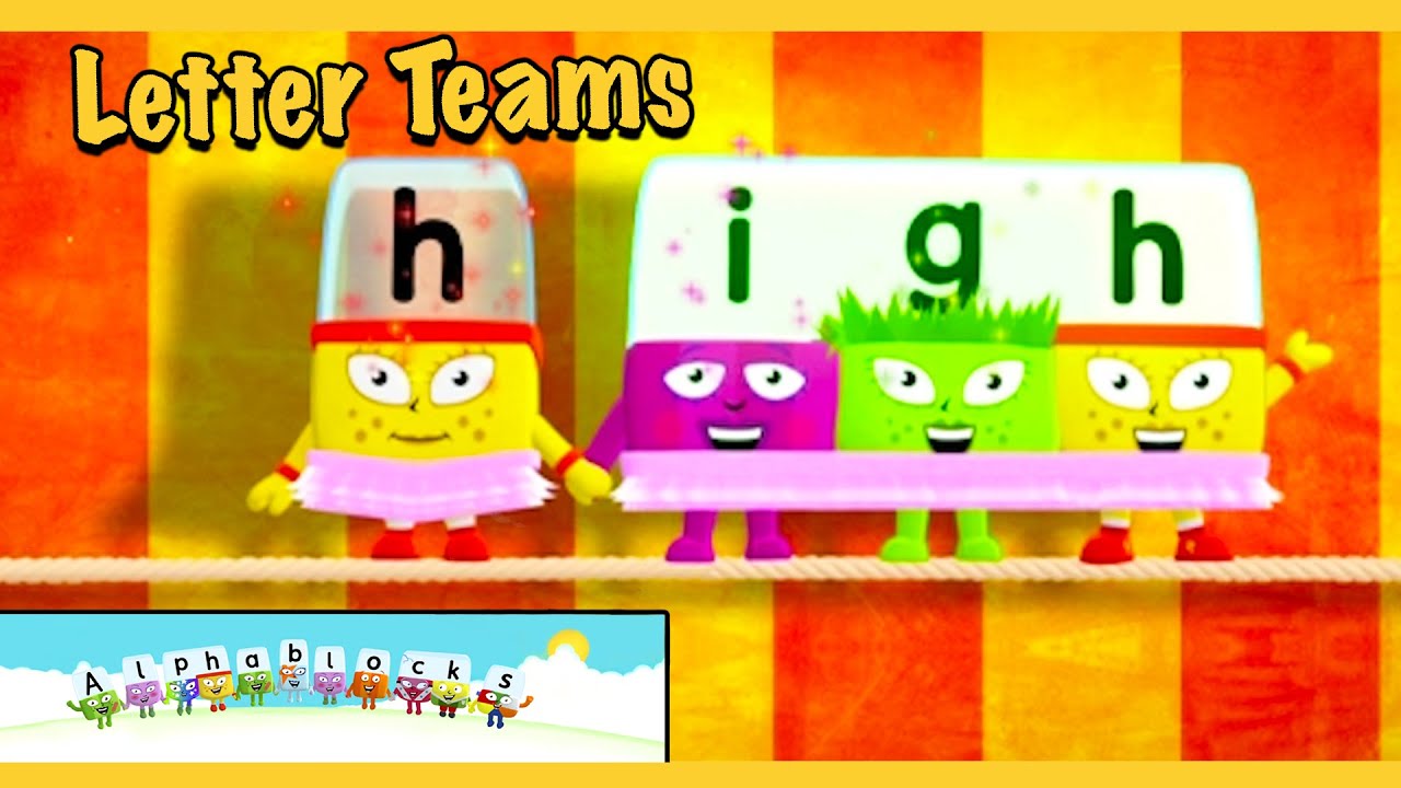 Alphablocks - Word Magic "H-I-GH" & "L-IGH-T" (Yellow Level Step 9 ...