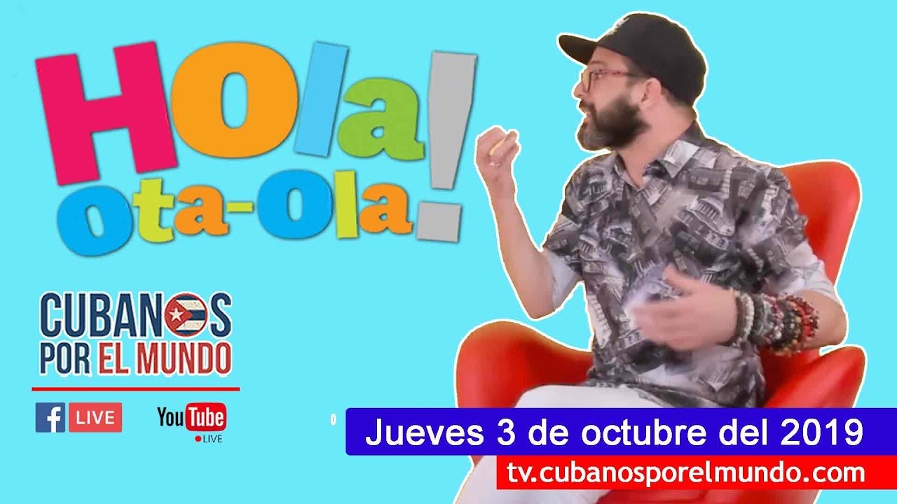 Alex Otaola en Hola! Ota-Ola en vivo por YouTube Live (jueves 3 de ...