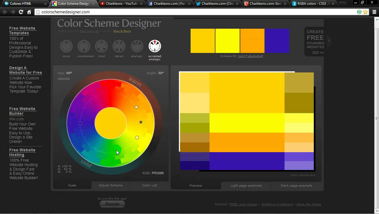 Colores HTML RGB RGBA Charkleons YouTube Colores HTML RGB RGBA Charkleons YouTube