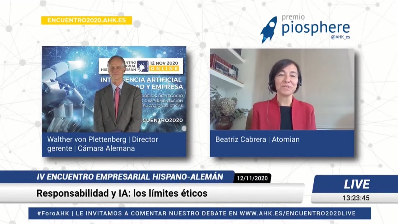 Entrega Premio piosphere | IV Encuentro Empresarial Hispano-Alemán | 12 ...