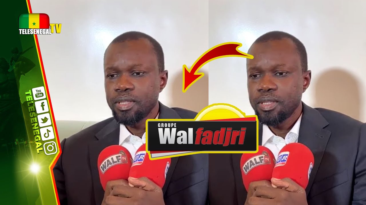 Direct Ousmane Sonko Apporte son soutien au Groupe WALFADJRI - YouTube