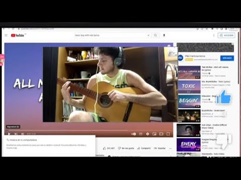 Bacilos Caraluna #song #guitar #cover #stream STEVE PARKER MACRADAMIX # ...